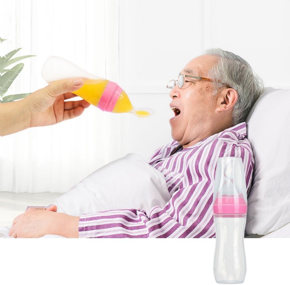 Amazon.com: SIQITECHNO Drinking Aids Feeding Cup With Brush Flow ...