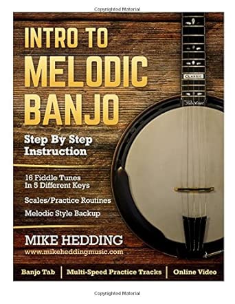 Intro To Melodic Banjo: Mike Hedding: 9780692600085: Amazon.com: Books