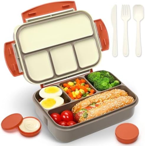 Amazon.com: Bento Box Adult Lunch Box, Containers for Adults Men Women ...