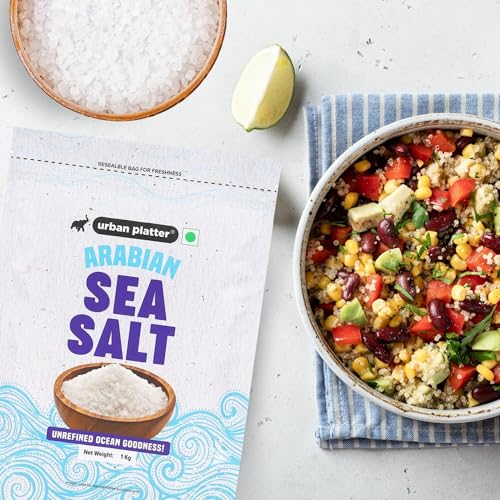 Urban Platter Arabian Sea Salt Crystals, 1Kg [Unrefined | Non-iodised ...