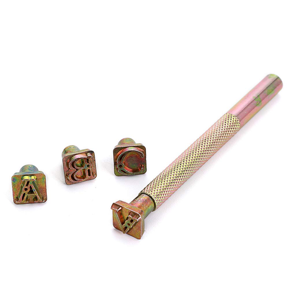 Snapklik.com : OwnMy Capital Letters Stamp Set, 3/8” / 9.5mm Alphabet ...