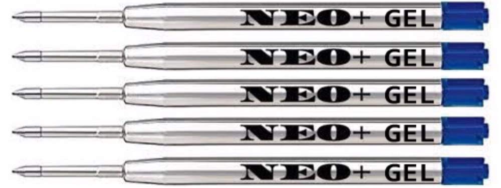 Quality Ballpoint Gel Metal Pen Refills, 5 Pieces, Fine Point 0.5mm ...