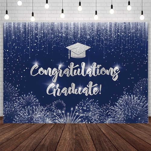 Amazon.com : AIBIIN 7x5ft Congratulation Graduate Backdrop Congrats ...