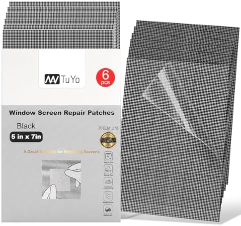SATINIOR 40 Sheet Window Screen Repair Patches Kit, Window and Door ...