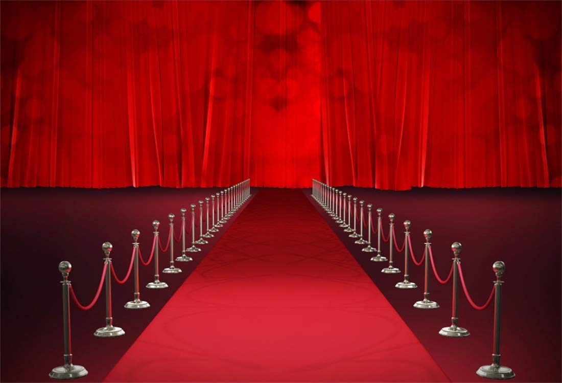 Yeele 10x7ft Vinyl Photography Background Luxury Wedding Aisle Hall Red ...