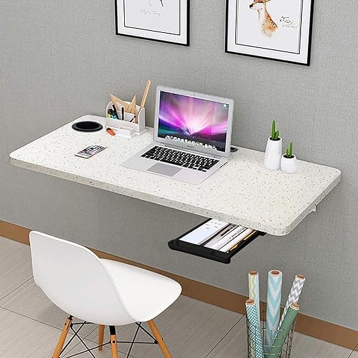 Woodgroove Wooden (16 X 24 Inches) Wall Mouted Foldable Table | Wall ...
