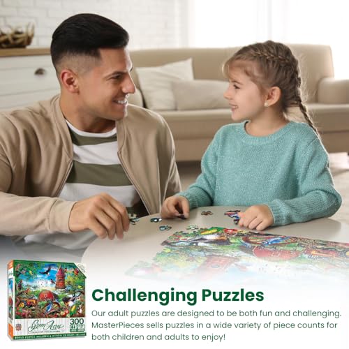 Snapklik.com : MasterPieces - 300 Piece Jigsaw Puzzle, Large EZ Grip ...