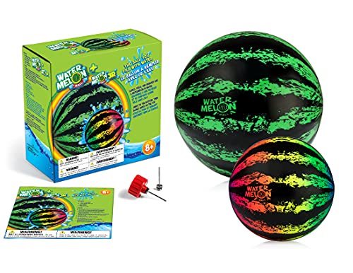 Watermelon Ball Pool Toys for Adults and Family - 2 Pack of 6 1/2" & 9 ...