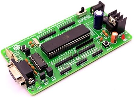Silicon TechnoLabs ATMEL 8051 Quick Starter Development Board On-Board AT89S52,MAX232,16x2 LCD ...