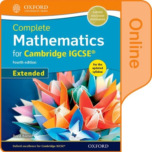 Complete Mathematics for Cambridge IGCSE® Online Book (Extended ...