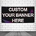 Amazon.com: Custom Banners And Signs Customize for Outdoor Personalized ...
