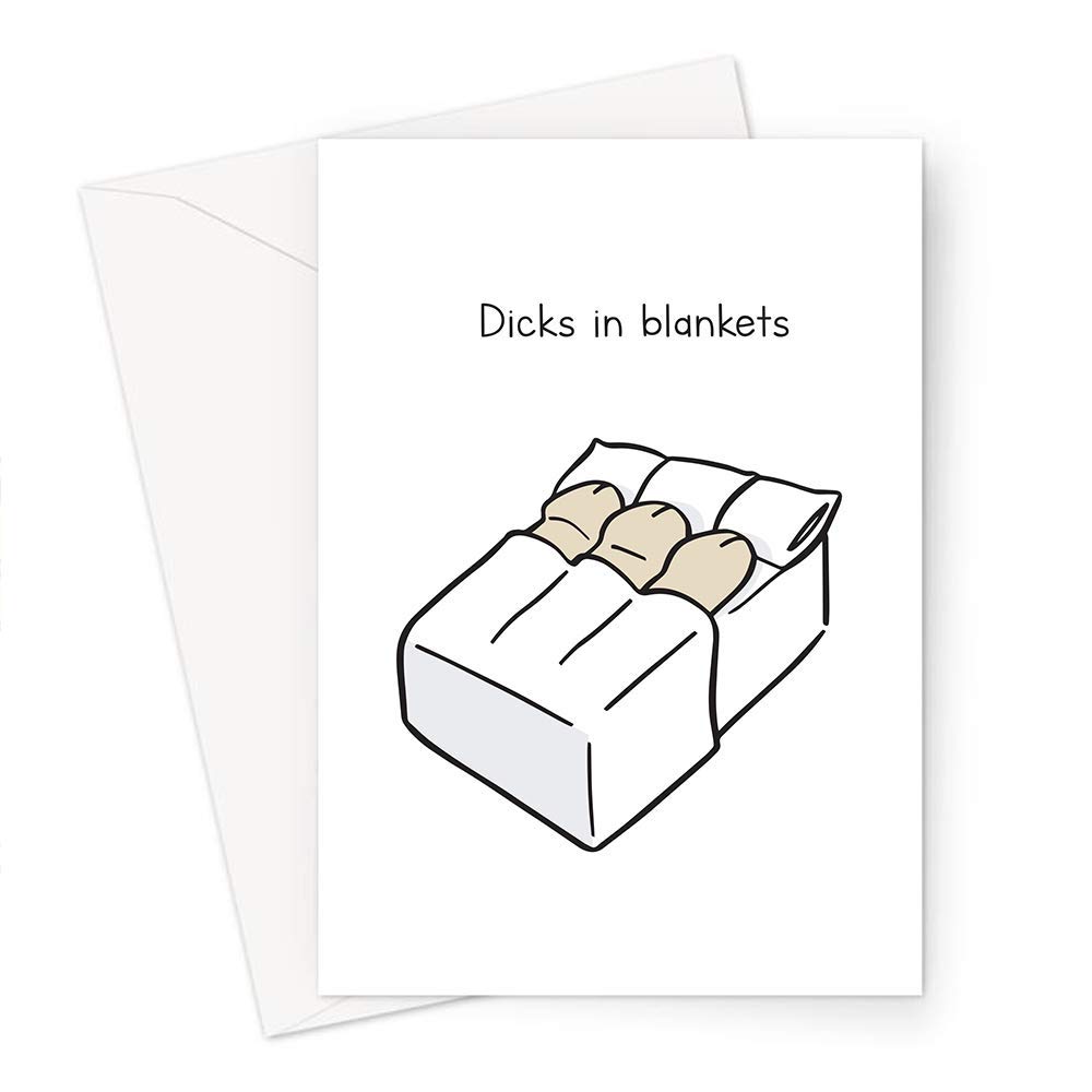 Buy Dicks In Blankets Greeting Card Rude Christmas Card Offensive Christmas Card Funny Dicks