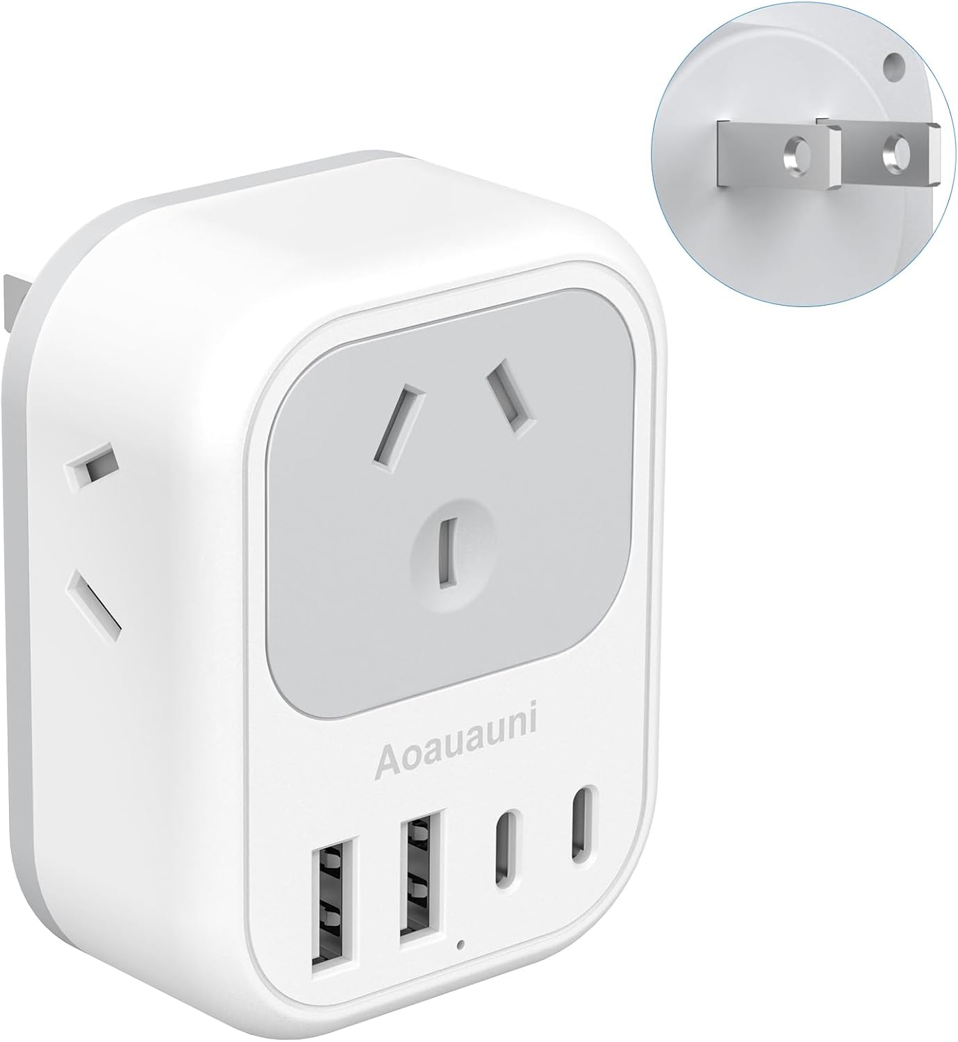Aoauauni Japan Travel Adaptor, 7 in 1 Portable Japan Travel Plug ...