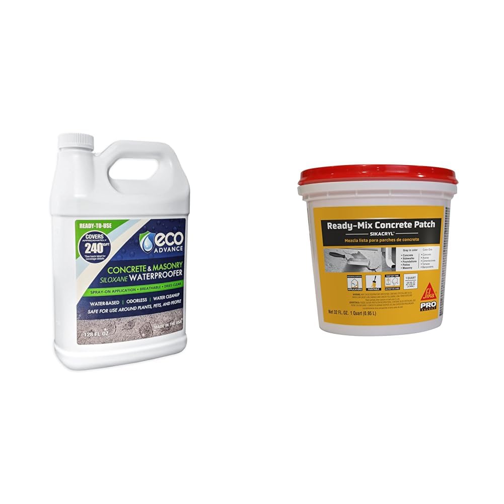 Eco Advance Concrete/Masonry Siloxane Odorless Spray-On Application ...