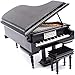 Amazon.com: SHTWX Piano Music Box with Bench and Black Case Musical ...