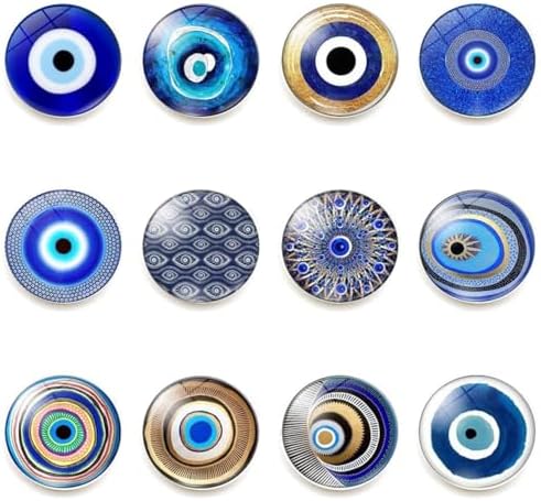 Amazon.com: 20 Pcs Blue Turkish Eye Fridge Magnet - Evil Eye ...