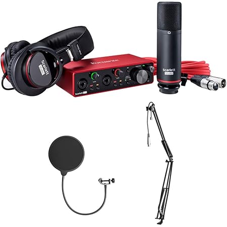 Amazon.com: Focusrite Scarlett 2i2 Studio 3rd Gen 2-in, 2-out USB Audio ...