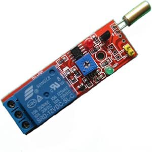 Amazon.com: Taidacent 12V Tilt Sensor Relay Module Angle Sensor Module ...