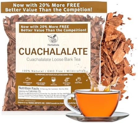 Amazon.com : Herbalista - Viral 5oz (141g) Cuachalalate Bark Herbal Tea ...