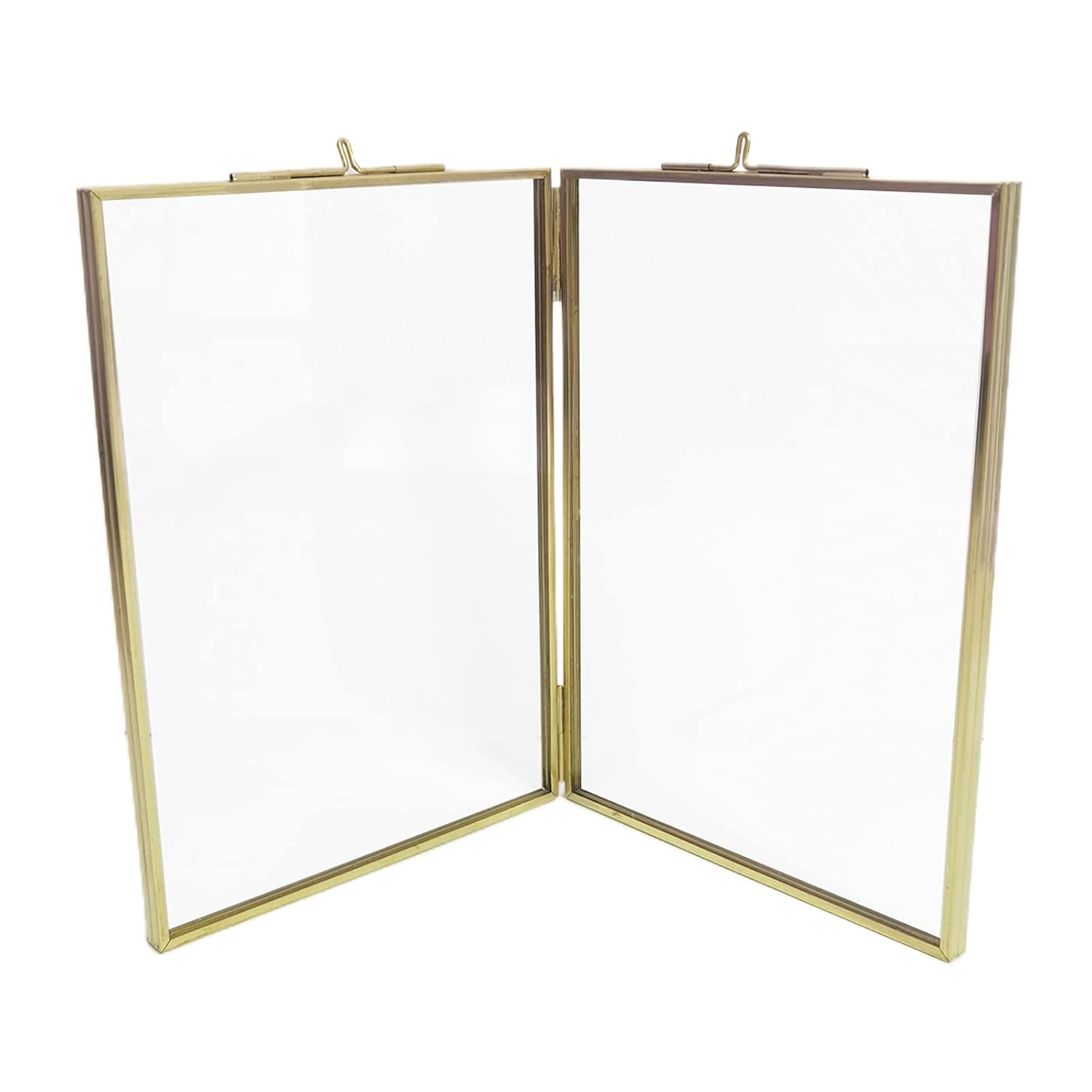 Pinakine® Gold Picture Frame Double Sided Photo Frames Specimen Display ...