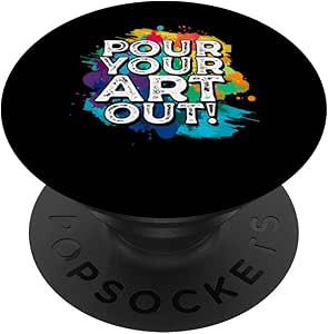 Amazon.com: Color Wheel Fluid Art Acrylic Paint for Pouring Artist PopSockets Swappable PopGrip ...