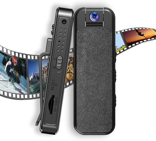 Amazon.com: HKFUG Mini Body Camera HD 1080P Portable Video Recorder ...