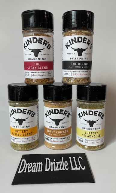 Amazon.com : Seasoning Set, KINDERS, Roast Chicken, Buttery Burger ...