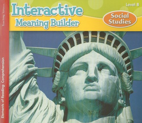Elements of Reading Comprehension; Social Studies: Grade 2 (Steck-vaughn Elements of Reading ...