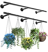 Amazon.com: Hanging Planters Rod – Plant Hanger Indoor for Window ...