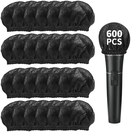 Amazon.com: KEJJNYER 600 Pcs Disposable Microphone Covers Non Woven ...