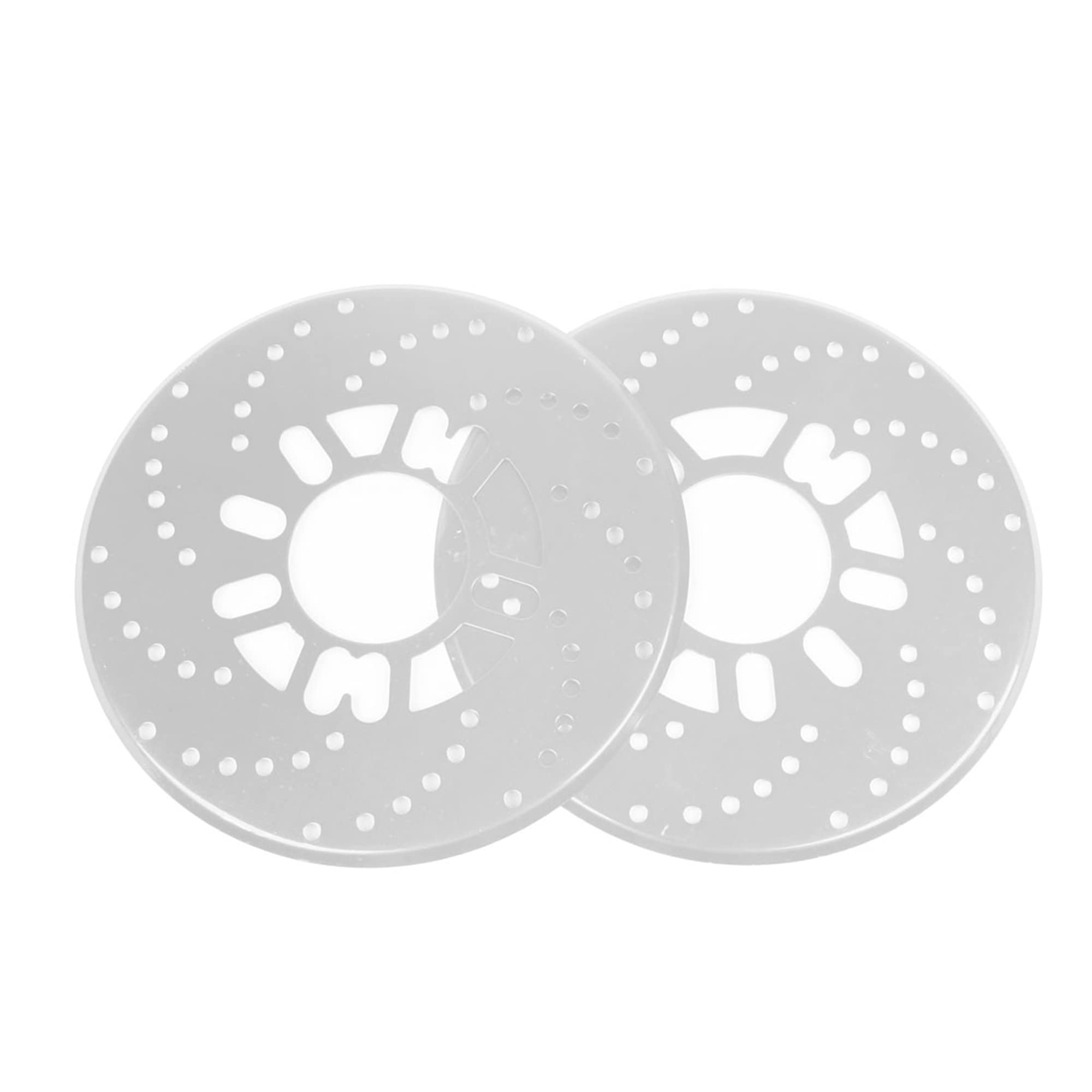 Amazon.com: uxcell 2 Pcs Aluminum Alloy Disc Brake Rotor Cover Silver ...
