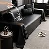 Amazon.com: vctops Waterproof Faux PU Leather Sofa Covers for Sectional ...