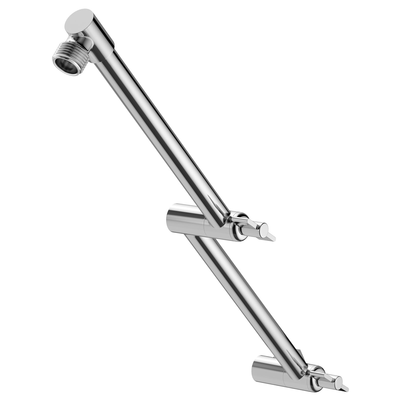 Snapklik.com : Lordear Foldable Shower Arm, 16 Inch Chrome, Adjustable ...