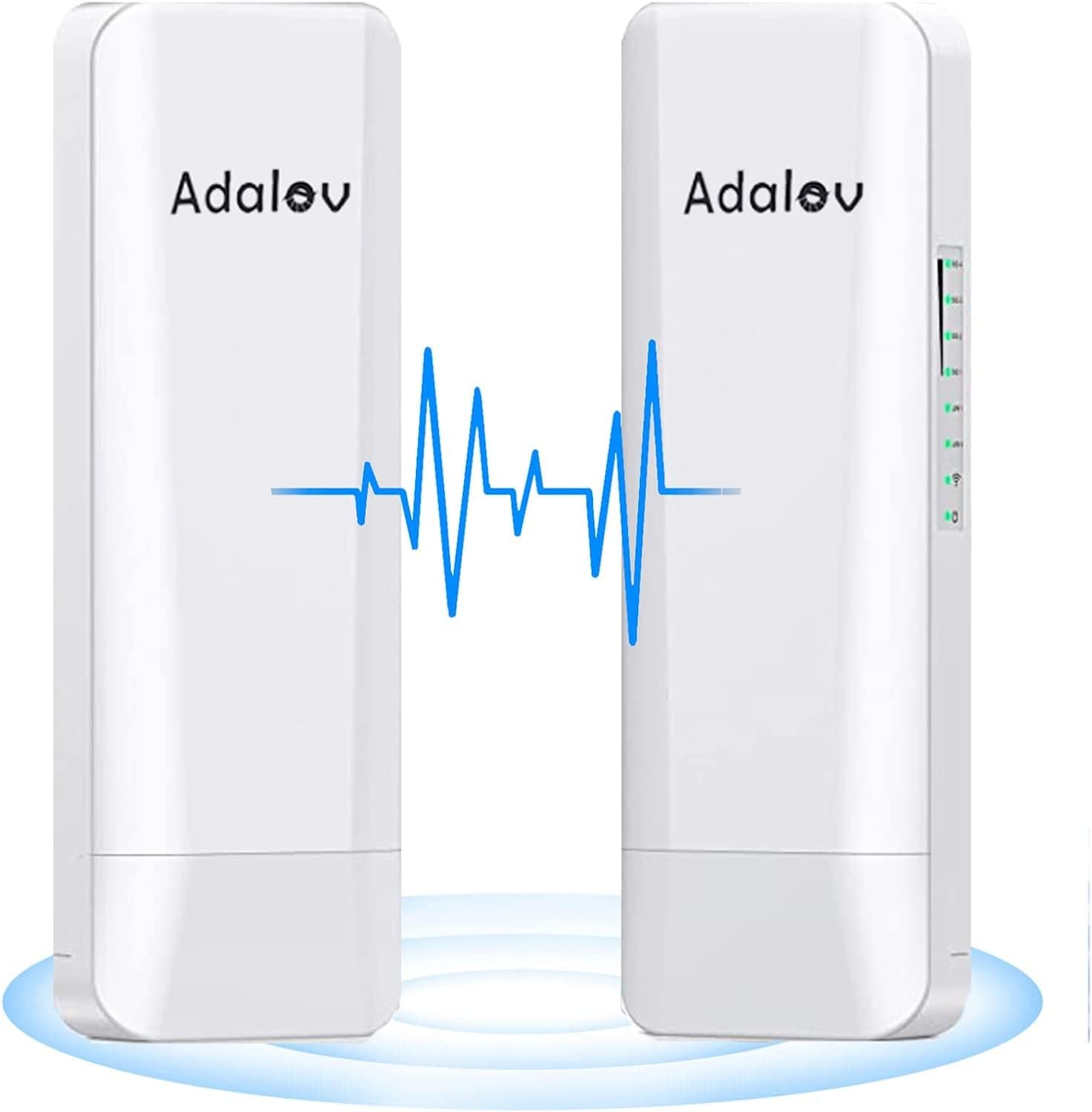 Amazon.com: 5KM Gigabit Wireless Bridges, Adalov Point to Point ...