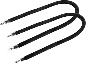 Amazon.com: Retractable Barrier, Black Stanchion Rope with Hooks, Crowd ...