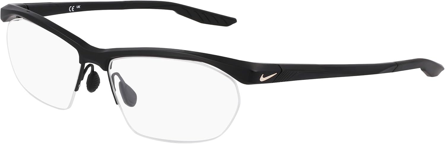 Amazon.com: NIKE Eyeglasses 7401 001 Matte Black : Clothing, Shoes ...