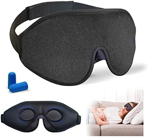 Amazon.com: Eye Sleeping Mask for Woman Men: Weighted 3D Eye Mask for ...
