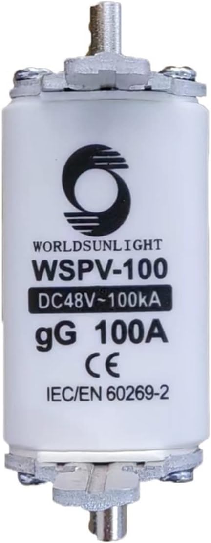 W-125 48V DC 100A 125A 160V 100kA Battery Solar Fuse Fuse Type Isolator ...