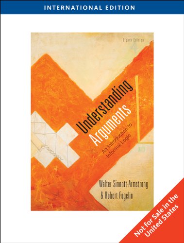 Buy Understanding Arguments: An Introduction to Informal Logic Book Online at Low Prices in ...