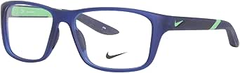 Amazon.com: Eyeglasses NIKE 5045 403 Matte Midnight Navy/Green ...