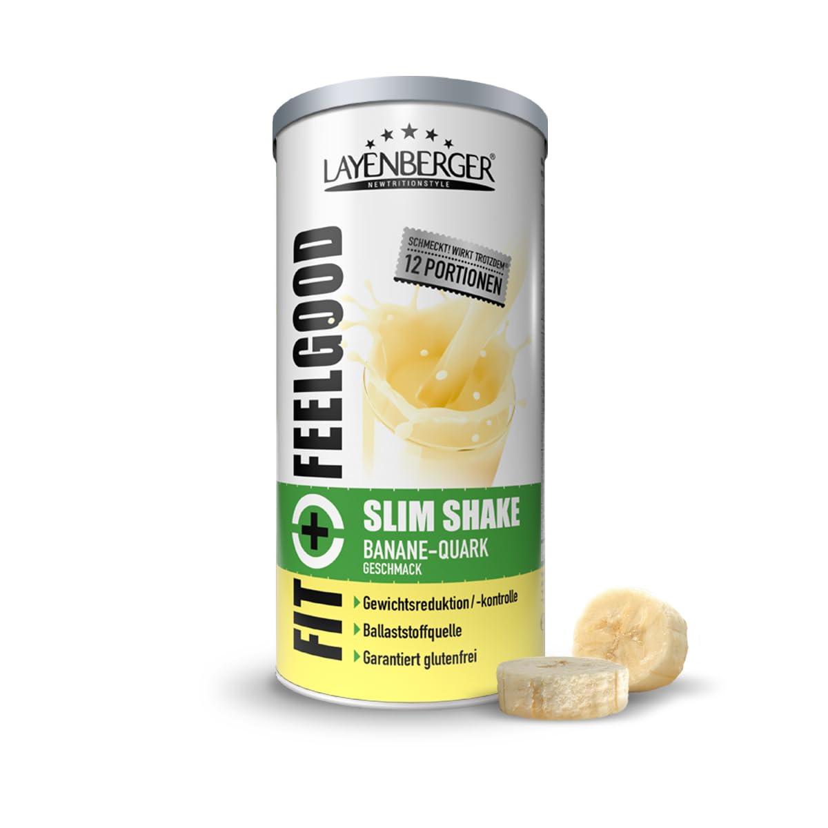 Layenberger Fit+Feelgood Slim Shake Powder, Mahlzeitersatz für 12 ...