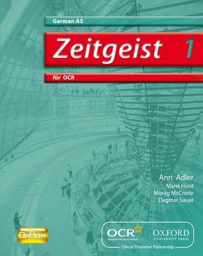 Zeitgeist 1: für OCR AS Students' Book: Amazon.co.uk: Adler, Ann ...