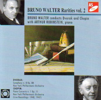 Arthur Rubenstein Bruno Walter Conducts Dvorak: Symphony No. 8, Op. 88 ...