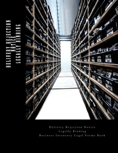 Buy Delivery Rejection Notice - Legally Binding: Business Inventory ...