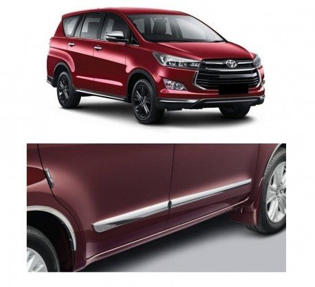 Autokaar Full Chrome Side Beading Side Moulding for Toyota Innova ...