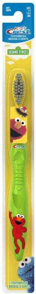 Amazon.com : Brush Buddies Sesame Street Toothbrushes, Soft, Set of 6 ...