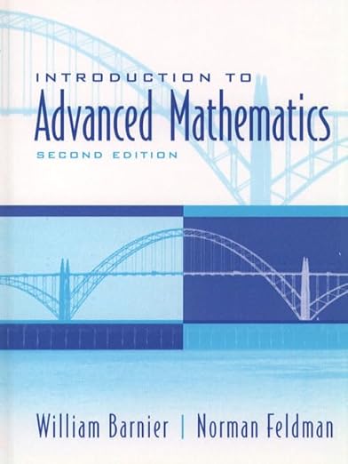 Amazon.com: Introduction to Advanced Mathematics: 9780130167507 ...