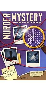 Amazon.com: Murder Mystery Wordsearch Puzzles: 65+ crime themed word ...