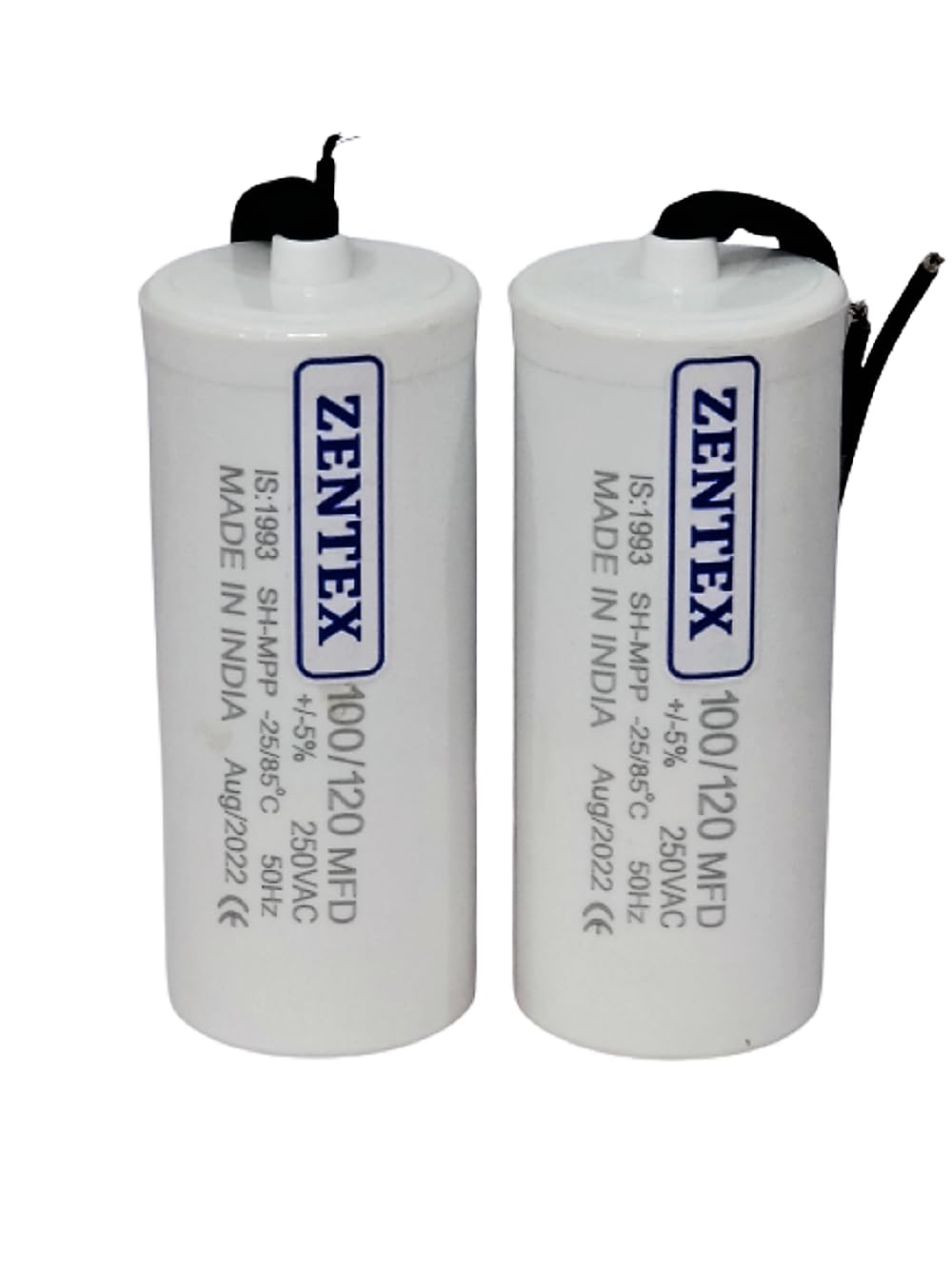 100/120 Mfd ZENTEX CAPACITOR PACK OF 2 : Amazon.in: Industrial & Scientific