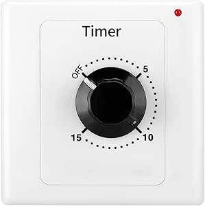 CWOQOCW 120 Minutes Countdown Timer Switch,AC 240v 15A Electronic ...